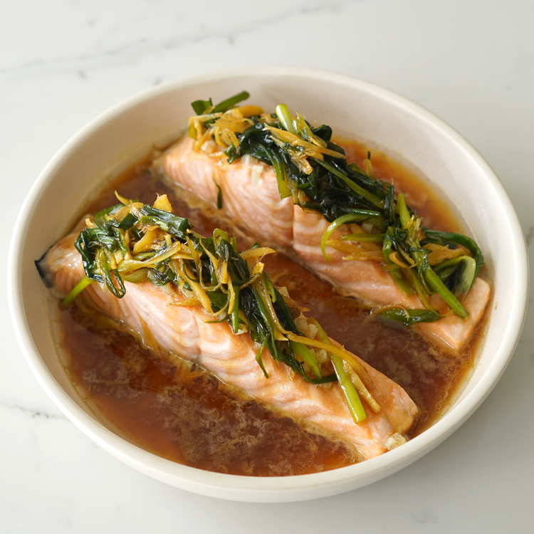 Easy Steamed Ginger Salmon – Good Maison