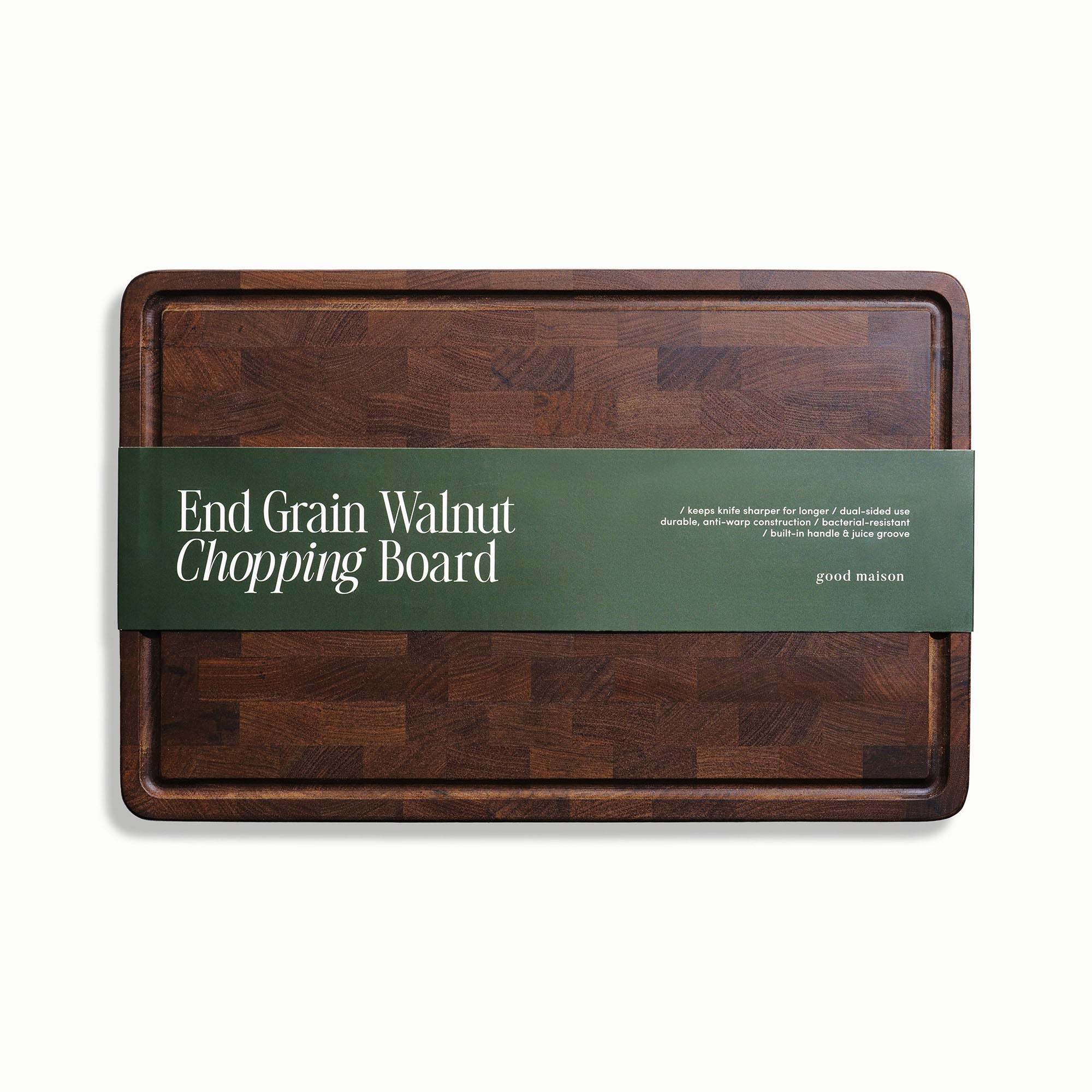 End Grain Walnut Chopping Board – Good Maison